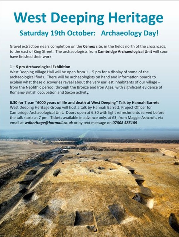 West Deeping Archaeology Day - Peterborough Archaeology